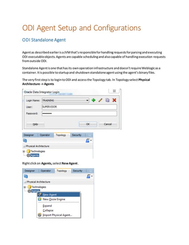 Odi 12 c_agent_configuration | DOCX | Cloud Computing | Internet