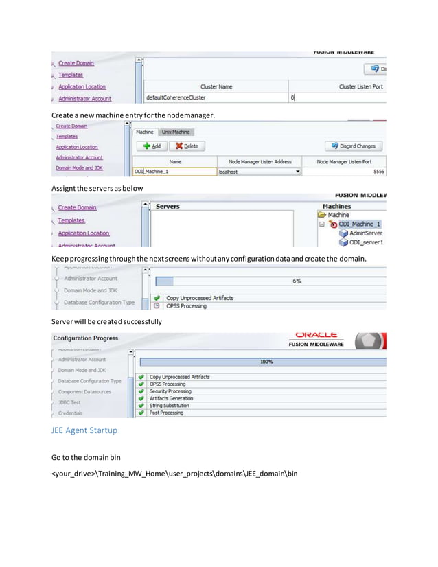 Odi 12 c_agent_configuration | DOCX | Cloud Computing | Internet