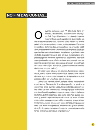 O dia em que encontrei Warren Buffett | PDF
