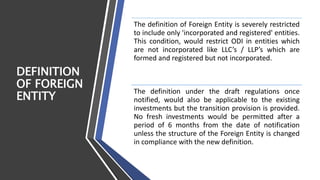 ODI DRAFT REGULATIONS | PPTX