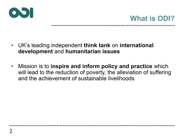 ODI Fellowship scheme | PPT