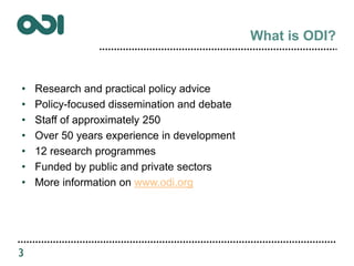 ODI Fellowship scheme | PPT