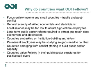 ODI Fellowship scheme | PPTX