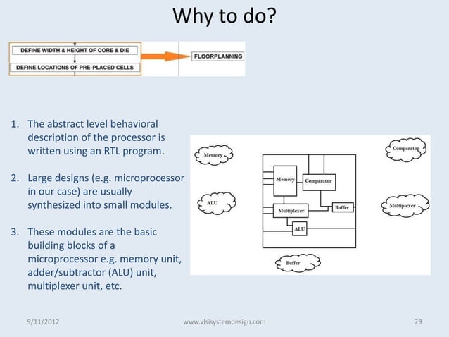 VLSI Physical Design Flow(http://www.vlsisystemdesign.com) | PPTX
