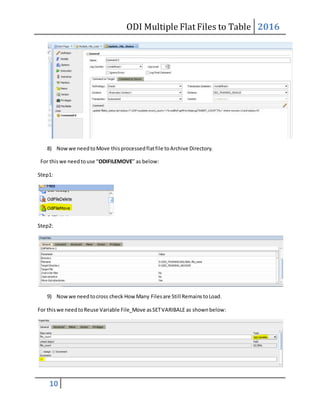 ODI 11g - Multiple Flat Files to Oracle DB Table by taking File Name dynamically | DOCX