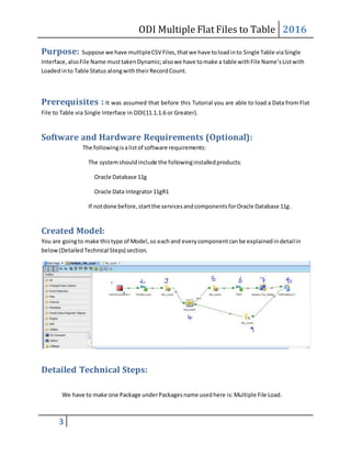 ODI 11g - Multiple Flat Files to Oracle DB Table by taking File Name dynamically | DOCX