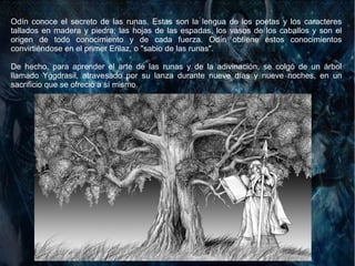 Yggdrasil Odin Colgando