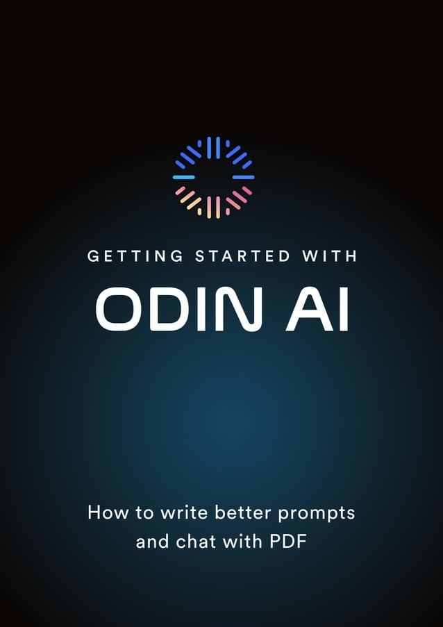 Odin AI: Getting Started with Chat with PDF: A Beginner's Guide | PDF | Desktop Publishing ...
