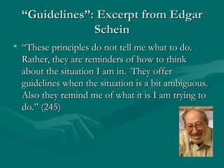 Ten Principles as the Essence of Process Consultation | PPT