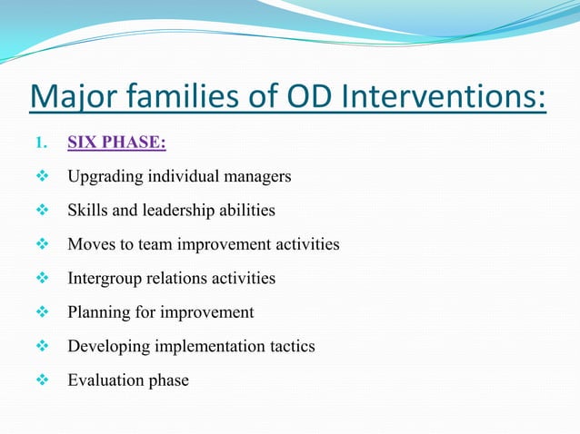 Od interventions | PPTX