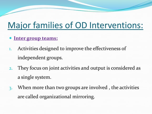 Od interventions | PPTX