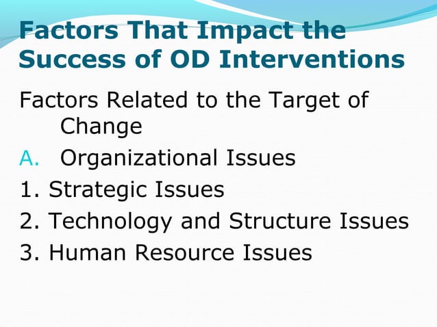 OD Interventions | PDF | Business | Business and Finance