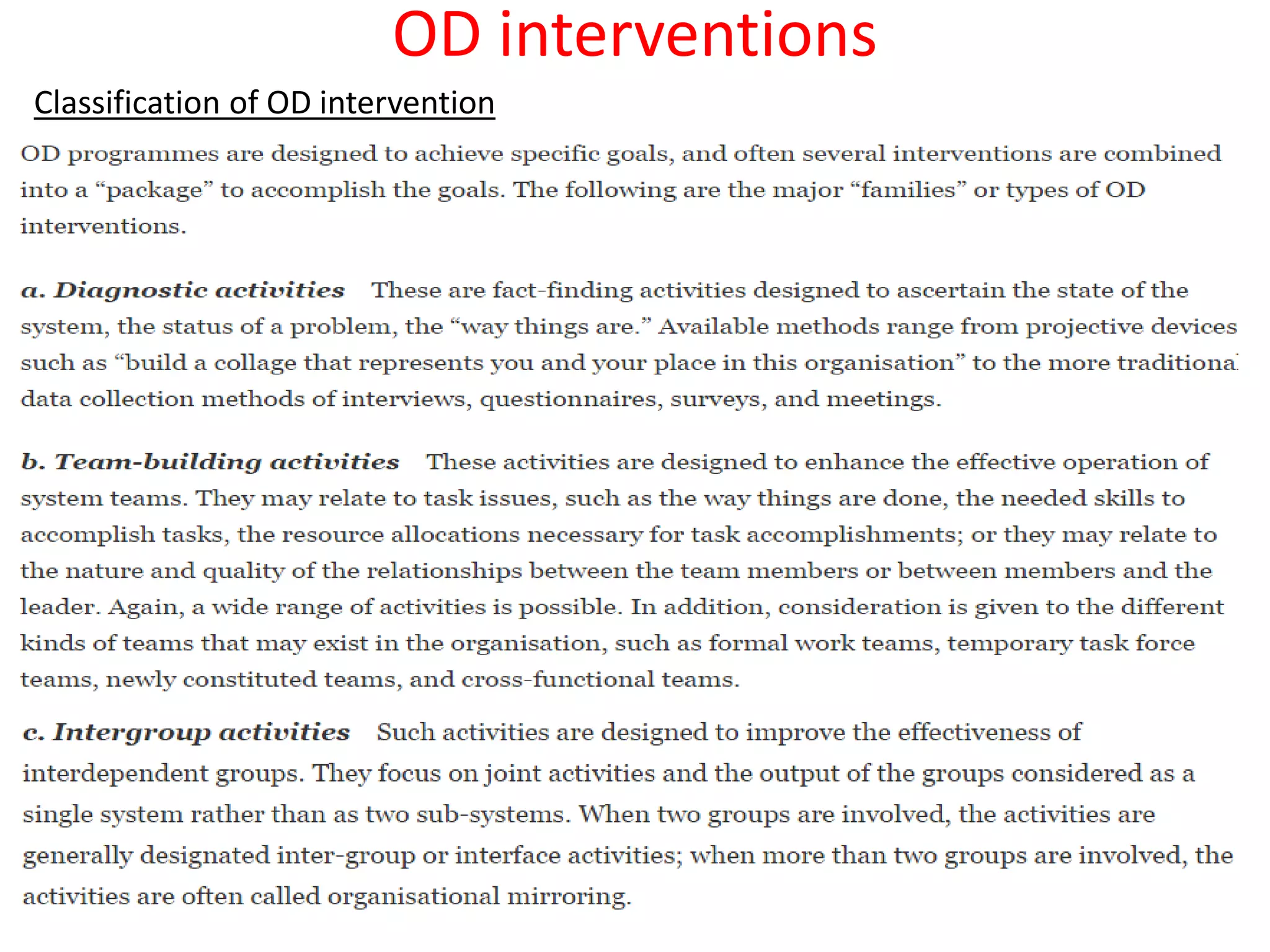 Od interventions | PPTX