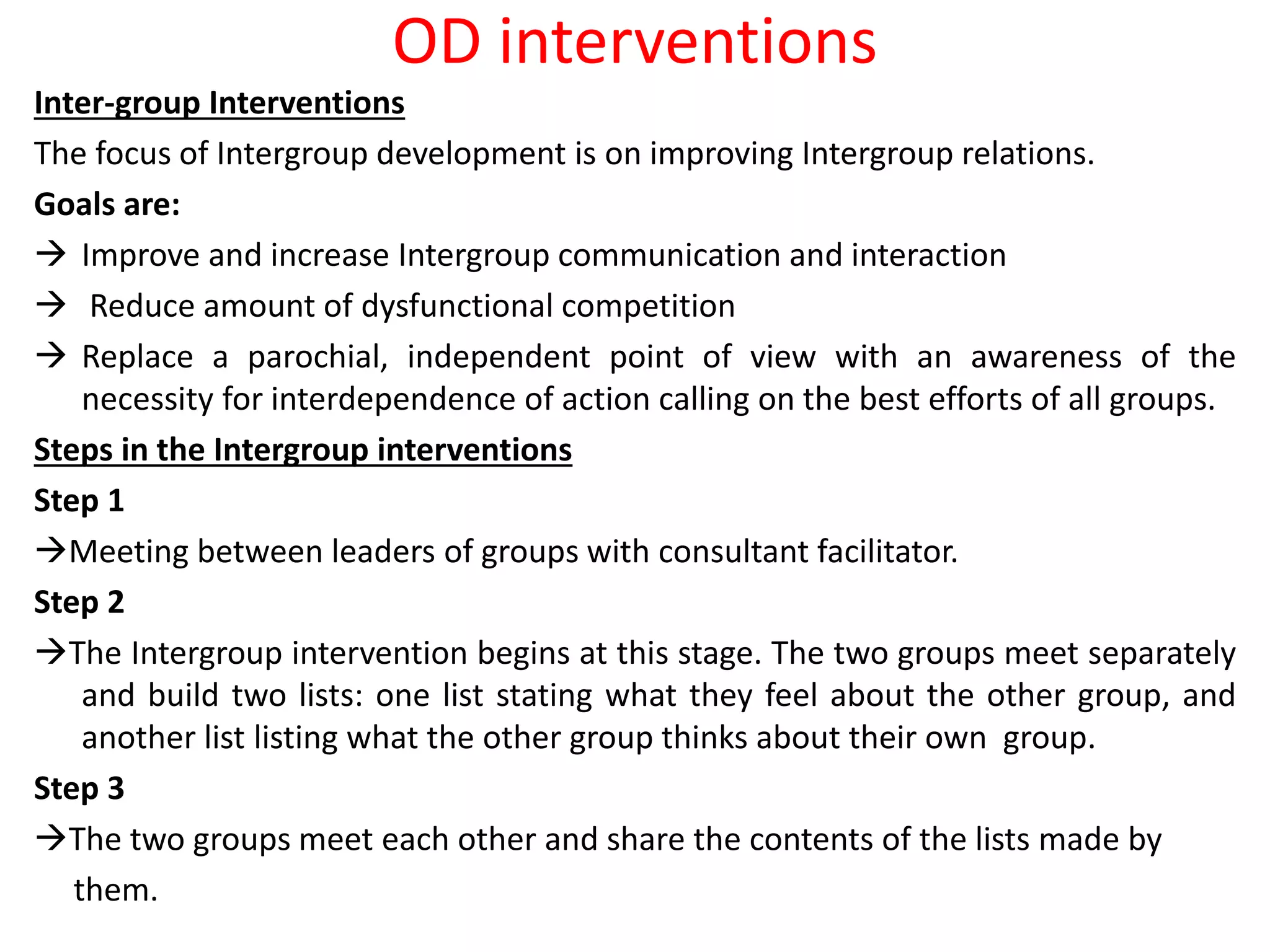 Od interventions | PPTX