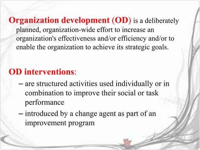 Od intervention techniques | PPT