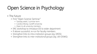 ODiP: Psychology Open Science Interest Group | PPT