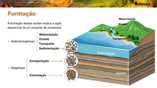 Génese e classificação rochas sedimentares | PPT