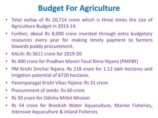Odisha Budget 2019- 20 | PPTX