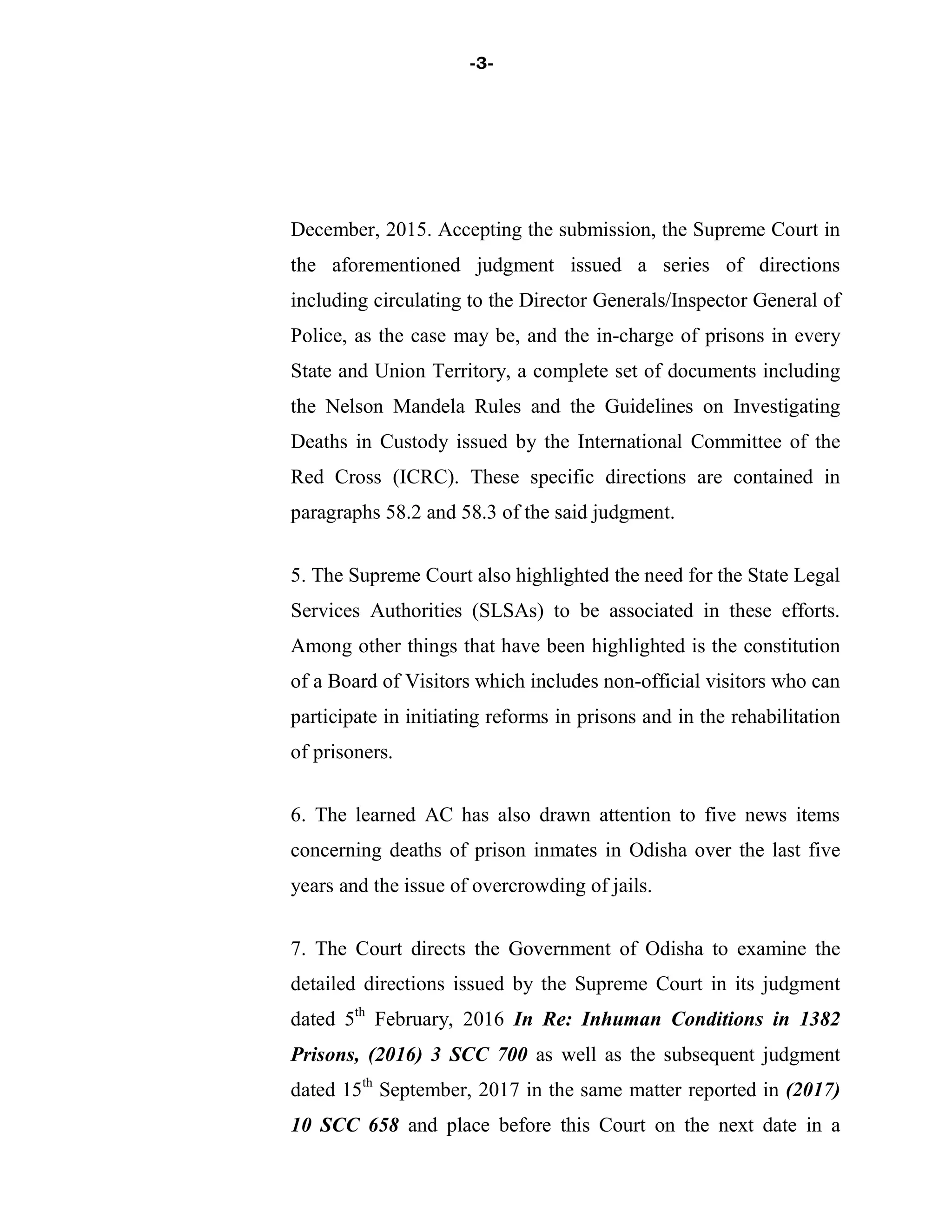 Odisha hc prison order | PDF
