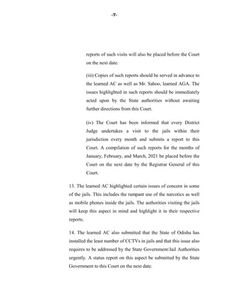 Odisha hc prison order | PDF | Legal Services Industry | Industries