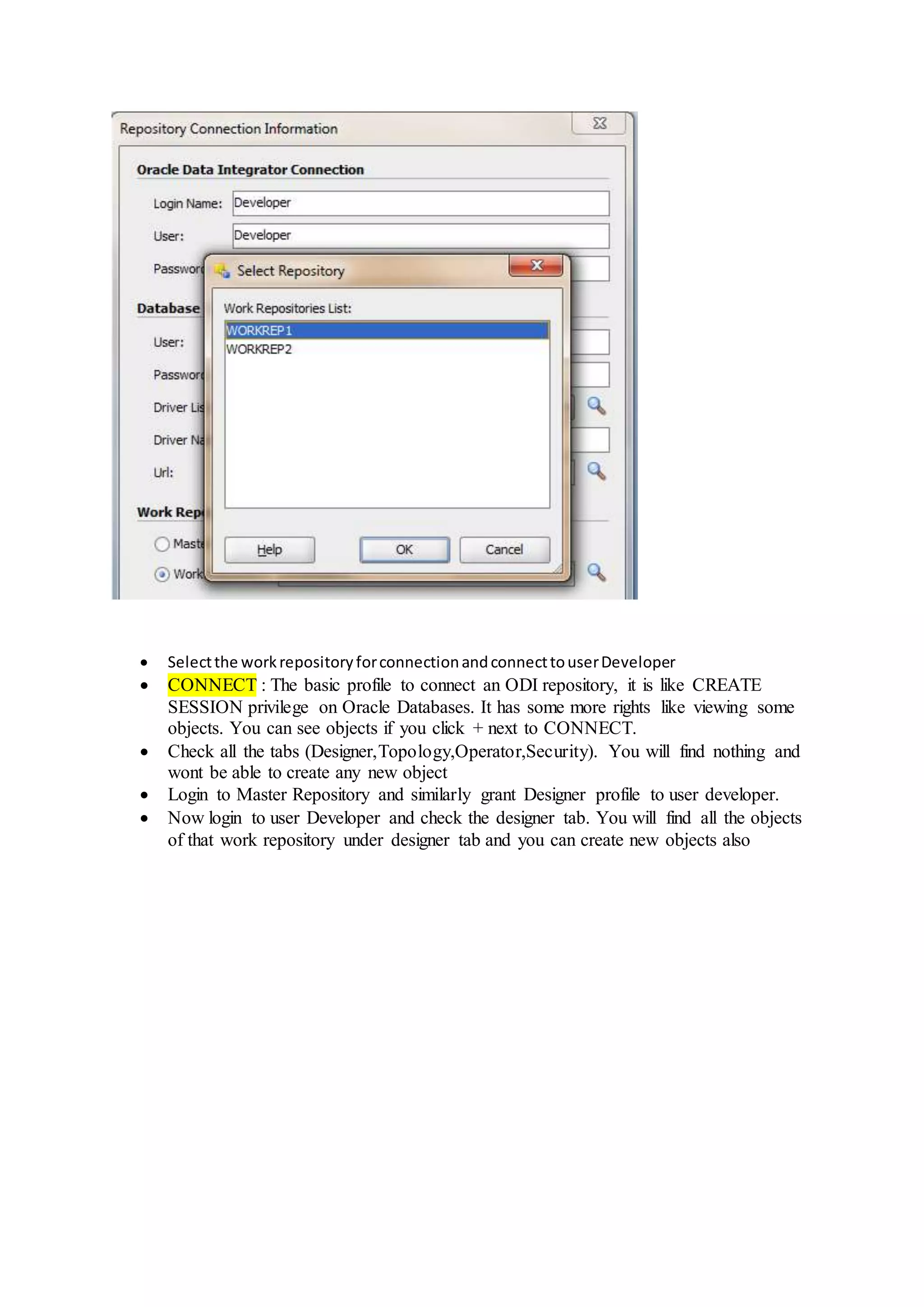 ODI User and Security | DOCX