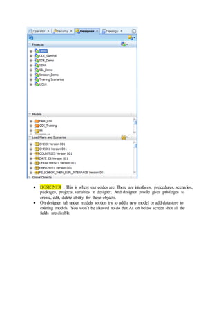 ODI User and Security | DOCX