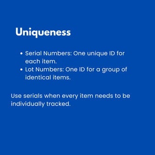 Serial Numbers vs Lot Numbers in Odoo - What's the Difference?.pdf