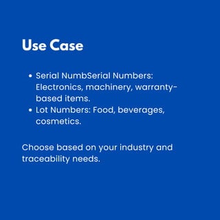 Serial Numbers vs Lot Numbers in Odoo - What's the Difference?.pdf