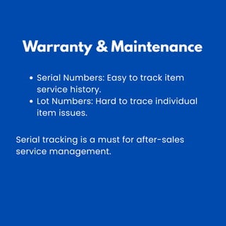 Serial Numbers vs Lot Numbers in Odoo - What's the Difference?.pdf