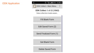 open data kit app development | PPT