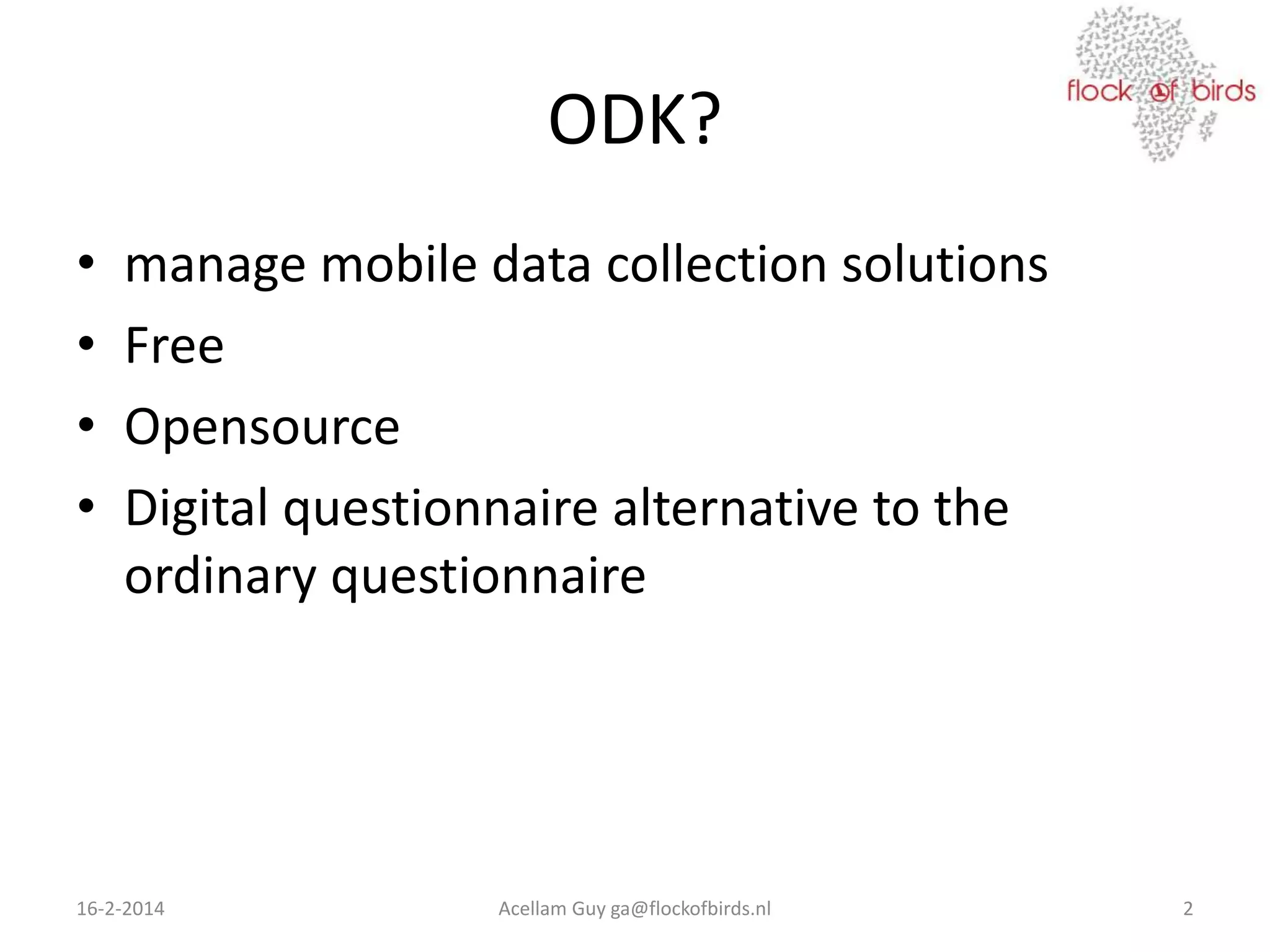 ODK Overview | PPTX