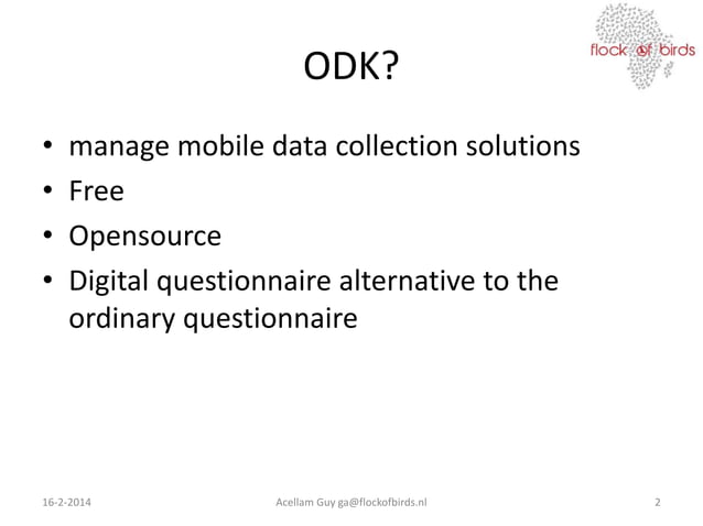 ODK Overview | PPTX