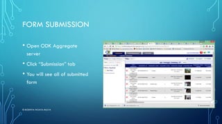 Open Data Kit training | PDF