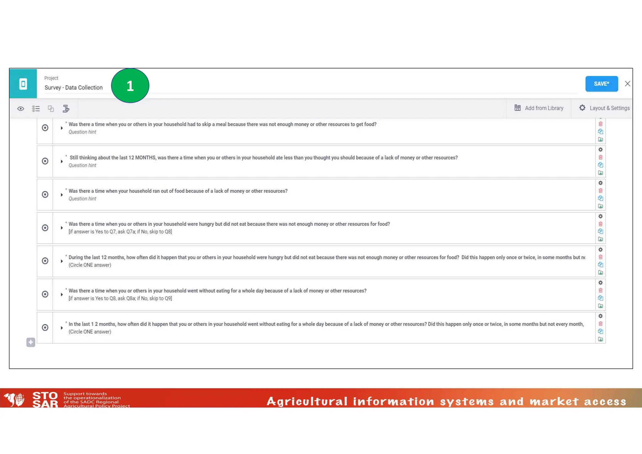 Training course on Mobile Data Collection using KoBoToolBox (form builder & Server) and ODK ...