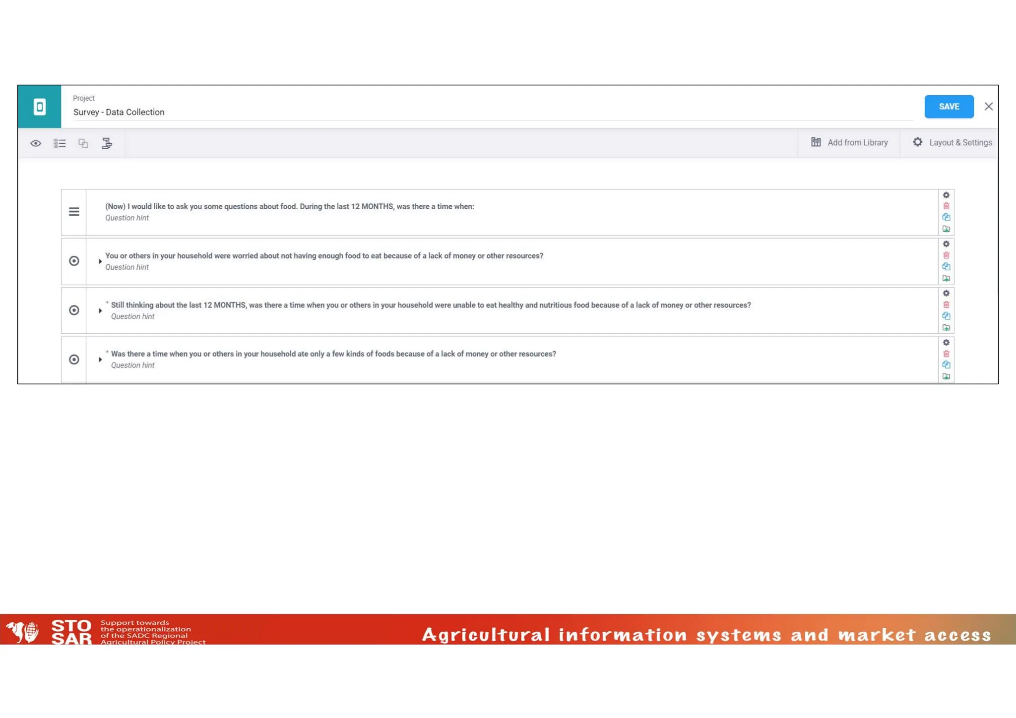 Training Course On Mobile Data Collection Using Kobotoolbox Form