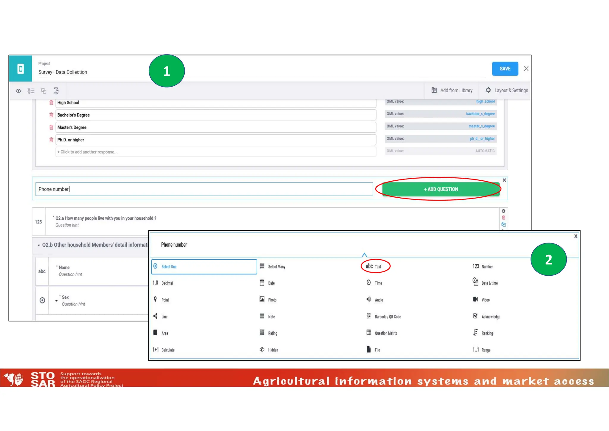 Training course on Mobile Data Collection using KoBoToolBox (form ...