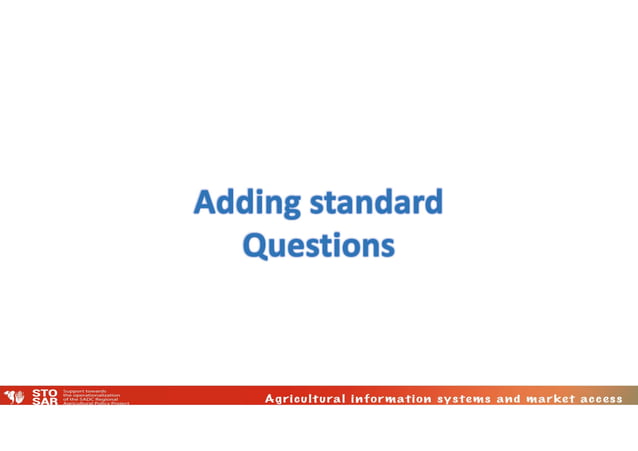 Training Course On Mobile Data Collection Using Kobotoolbox Form Builder And Server And Odk