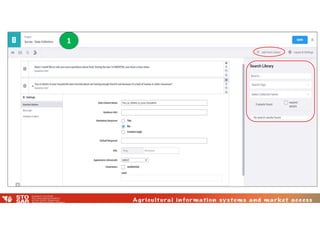 Training course on Mobile Data Collection using KoBoToolBox (form ...
