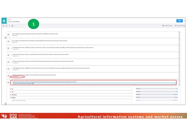 Training course on Mobile Data Collection using KoBoToolBox (form builder & Server) and ODK ...