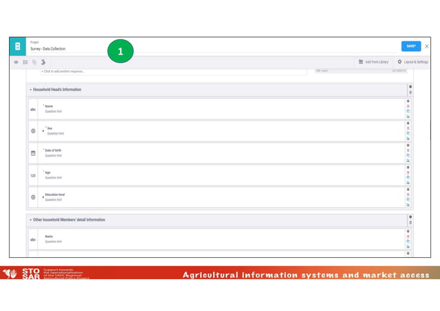 Training course on Mobile Data Collection using KoBoToolBox (form ...
