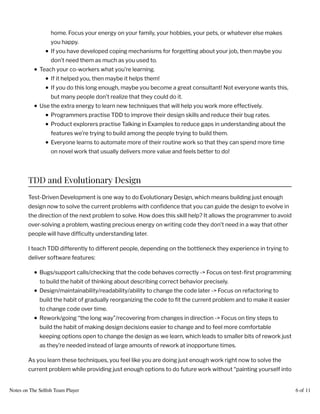 J. B. Rainsberger - The Selfish Team Player | PDF | Programming ...