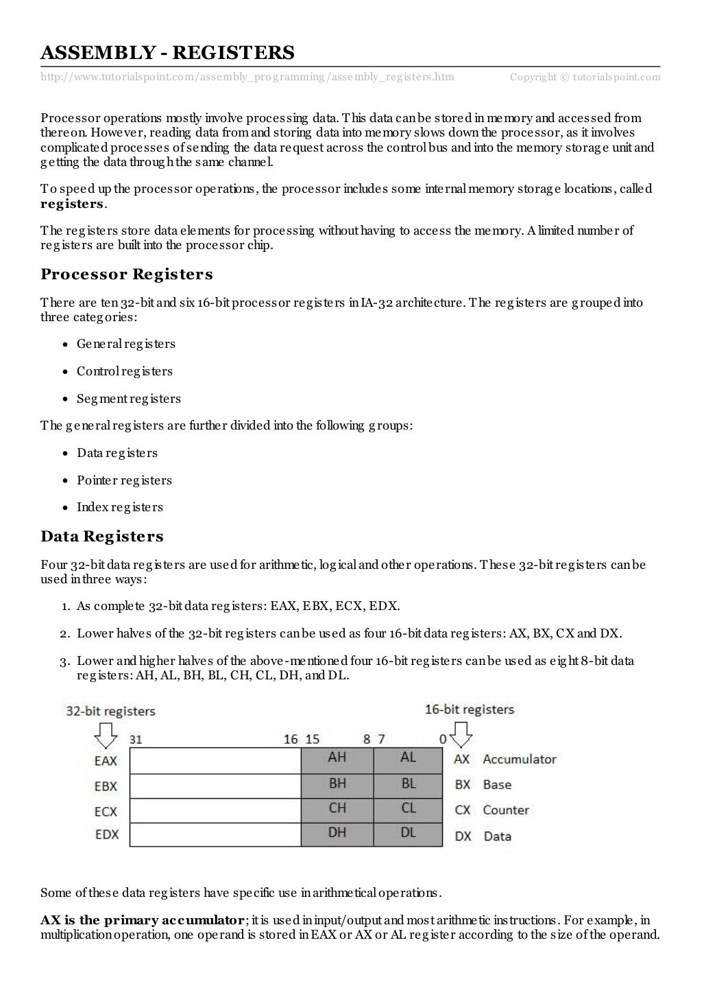 N_Asm Assembly registers (sol)