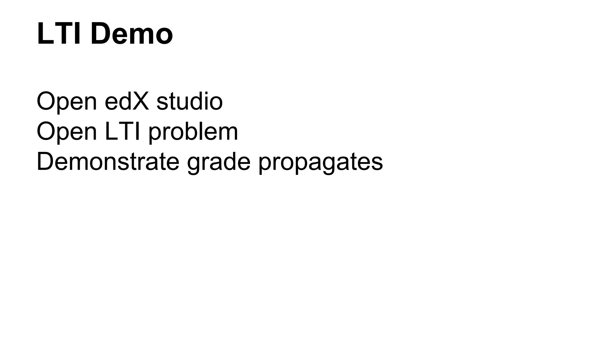 Light Technical Introduction to LTI on edX | PPTX
