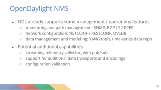 OpenConfig: collaborating to enable programmable network management | PDF