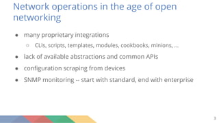 OpenConfig: collaborating to enable programmable network management | PDF