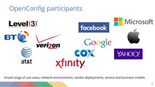 OpenConfig: collaborating to enable programmable network management | PDF