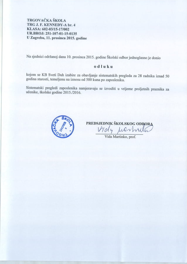 Odluka za-sistematski-pregled-2015 | PDF