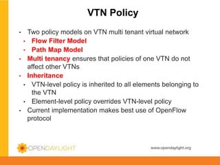 OpenDaylight VTN Policy | PPTX | Computer Networking | Computing