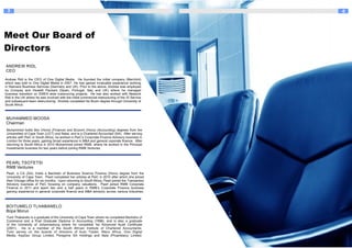 One Digital Media Company Profile | PDF