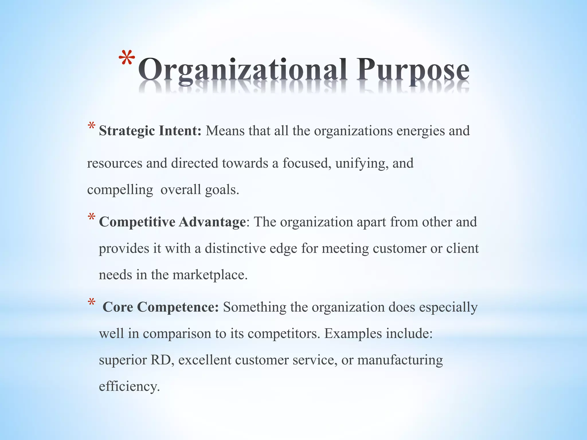 THE ROLE OF STRATEGIC DIRECTION IN ORGANIZATIONAL DESIGN | PPT